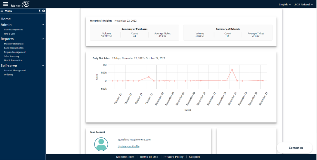 Moneris | Marchand Direct