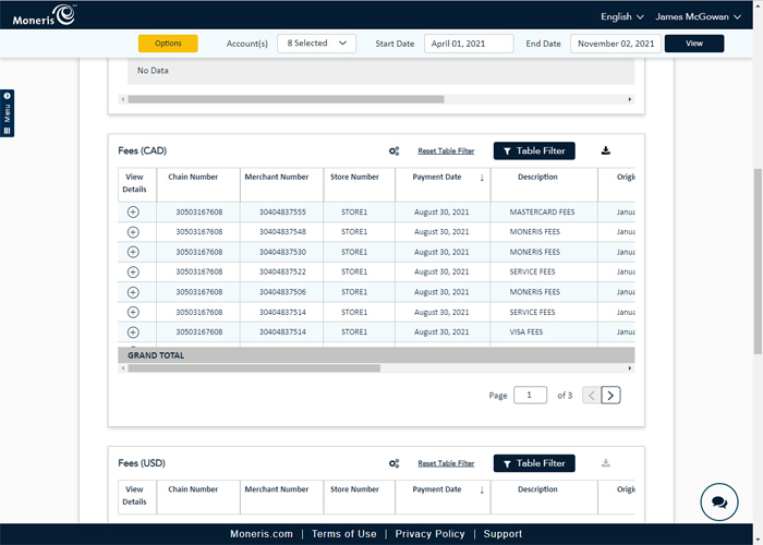 Bank Reconciliation report