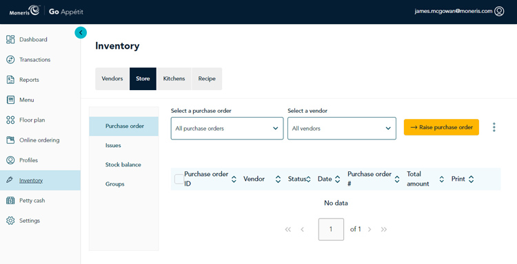 Create purchase orders