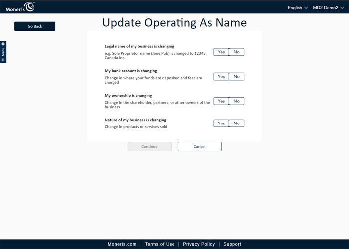 Manage Account Information